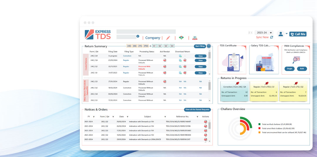 Express TDS : Best TDS Software for Return Filing in India Express TDS : Best TDS Software for Return Filing in India